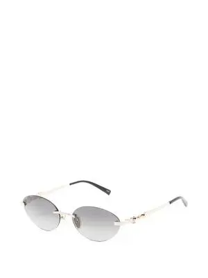 Gucci Oval-frame Sunglasses