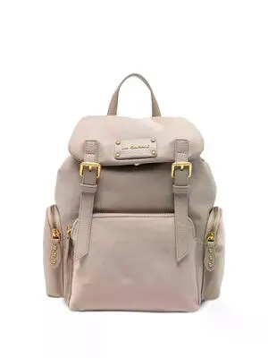 LA CARRIE Buckle Flap Backpack - Neutrals