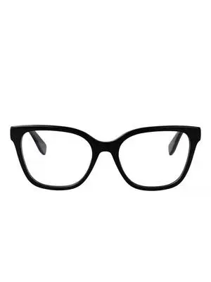 Marc Jacobs Logo-detail Cat-eye Glasses - Black