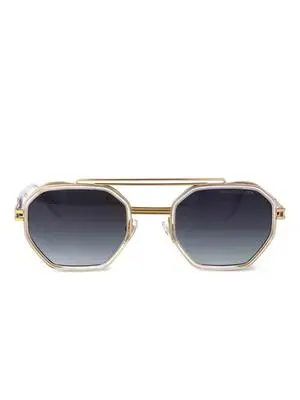 Marc Jacobs Geometric-frame Sunglasses - Gold