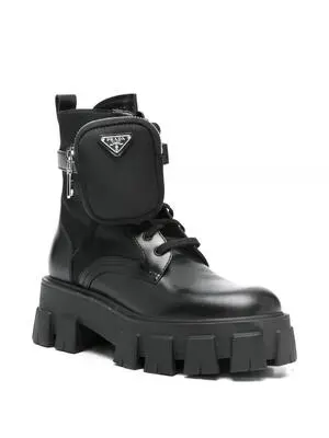 Prada Monolith Combat Boots