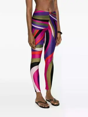 Emilio Pucci Abstract-print Leggings