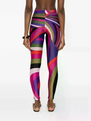 Emilio Pucci Abstract-print Leggings
