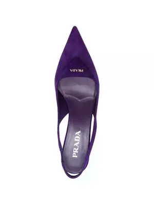 Prada Camoscio Slingback Pumps