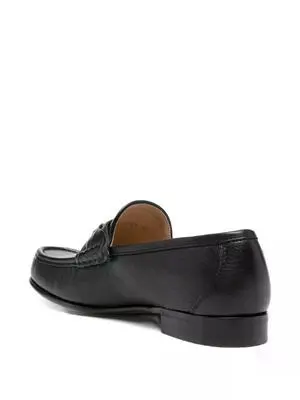 Valentino Garavani Vlogo Signature Leather Loafers