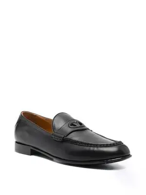 Valentino Garavani V-logo Leather Loafers