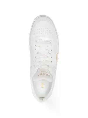 Prada Lace-up Leather Sneakers