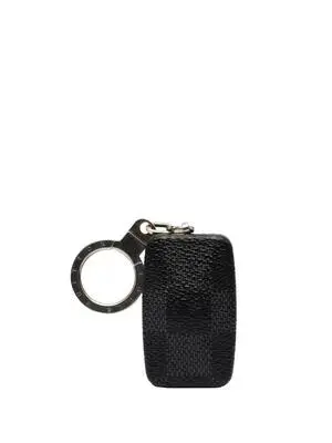 LOUIS VUITTON 2010-2026 Damier Graphite Astropill Key Chain - Black