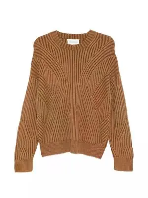 Eric Bompard Ribbed Sweater - Brown