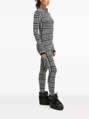 NEWLAND Houndstooth Zip Jumpsuit