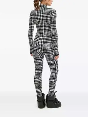 NEWLAND Houndstooth Zip Jumpsuit