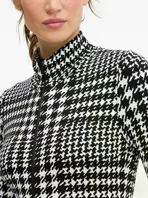 NEWLAND Houndstooth Zip Jumpsuit