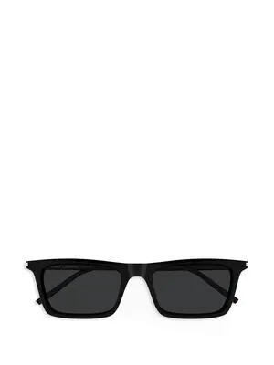 Saint Laurent D-frame Slim Sunglasses - Black