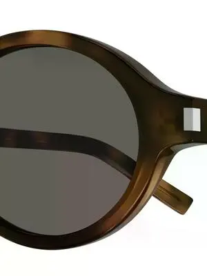 Saint Laurent Jeanne Oval Sunglasses - Brown