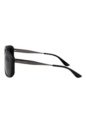 Alexander McQueen Matte Oversized Square Sunglasses