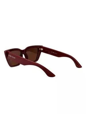 Alexander McQueen Cat-eye Frame Sunglasses - Red
