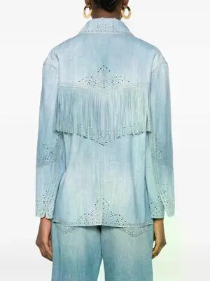 Ermanno Scervino Fringed Laser-cut Jacket