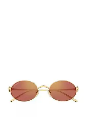 CARTIER Oval Sunglasses - Gold