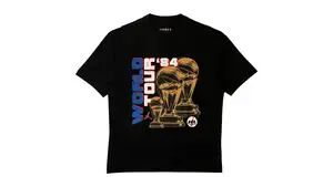 JORDAN Mj Nc World Tour Short Sleeve Crew Tee Shirt