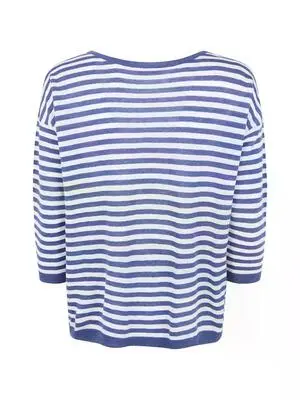 BASE Striped Linen Sweater