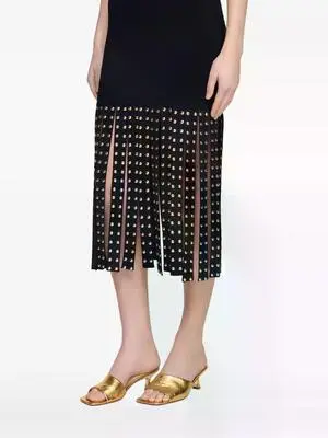 Sandro Studded Knit Midi Dress