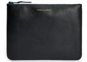 Comme Des Garçons Sa5100do Polka Dot Zipper Wallet - Black