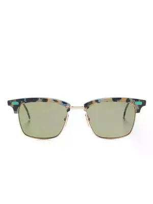 Thom Browne Tortoiseshell Sunglasses - Black