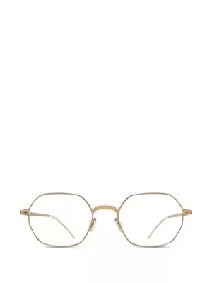 Mykita Santos Geometric Glasses - Gold