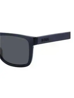 BOSS Rectangle Full Rim Sunglasses