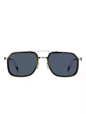 HUGO BOSS BR Havana Pilot Sunglasses - Brown