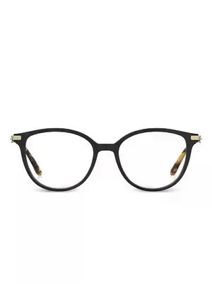 PIERRE CARDIN EYEWEAR Embellished Round-frame Glasses - Black