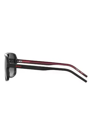HUGO BOSS BR Rectangle Frame Sunglasses