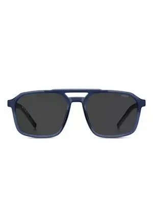 HUGO BOSS BR Geometric Sunglasses - Blue