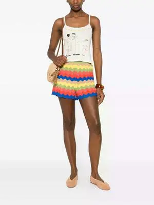 SIMONMILLER Wave Scalloped Shorts