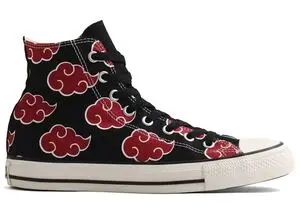 CONVERSE Chuck Taylor All Star Hi Naruto Itachi Uchiha - Black/red