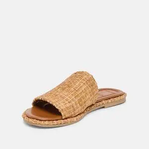 DOLCEVITA Ridge Raffia Slides