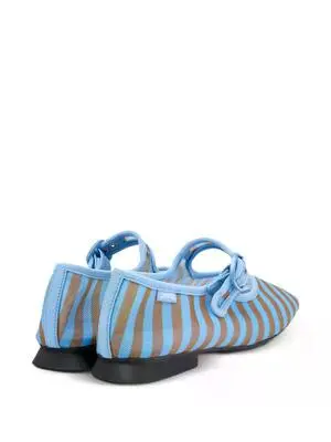 Camper Casi Myra Striped Ballet Flats