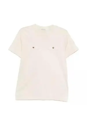 Moncler Logo-detail T-shirt - Neutrals