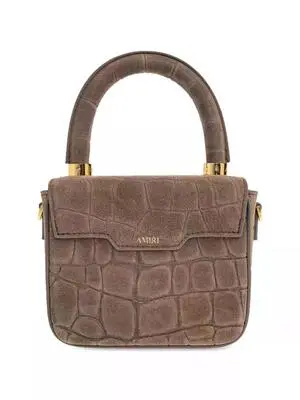 Amiri Croc-effect Mini Bag With Logo Plaque