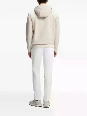 BOSS Zip Hooded Sweatshirt - White