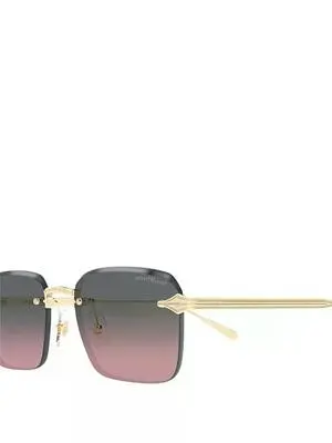 Montblanc Rectangle-frame Sunglasses