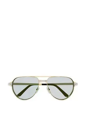 CARTIER Santos De Sunglasses - Gold