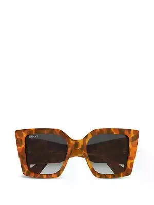 Gucci Square-frame Sunglasses - Brown