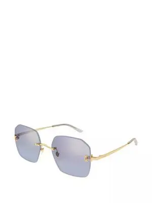 Cartier Geometric-frame Sunglasses