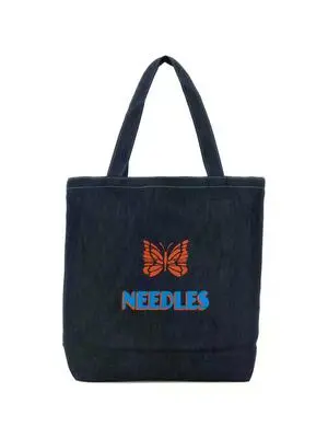 Needles Logo Graphic Tote Bag