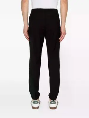 Zegna Gathered Hem Trousers - Black