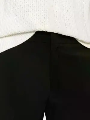 Zegna Gathered Hem Trousers - Black
