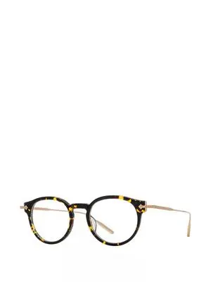 Barton Perreira Eugene Metallic Round-frame Glasses