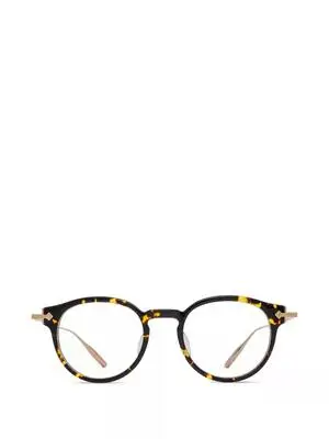 Barton Perreira Eugene Round-frame Glasses - Brown