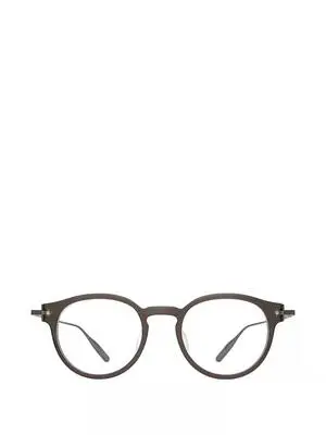 Barton Perreira Metallic Round-frame Glasses - Brown